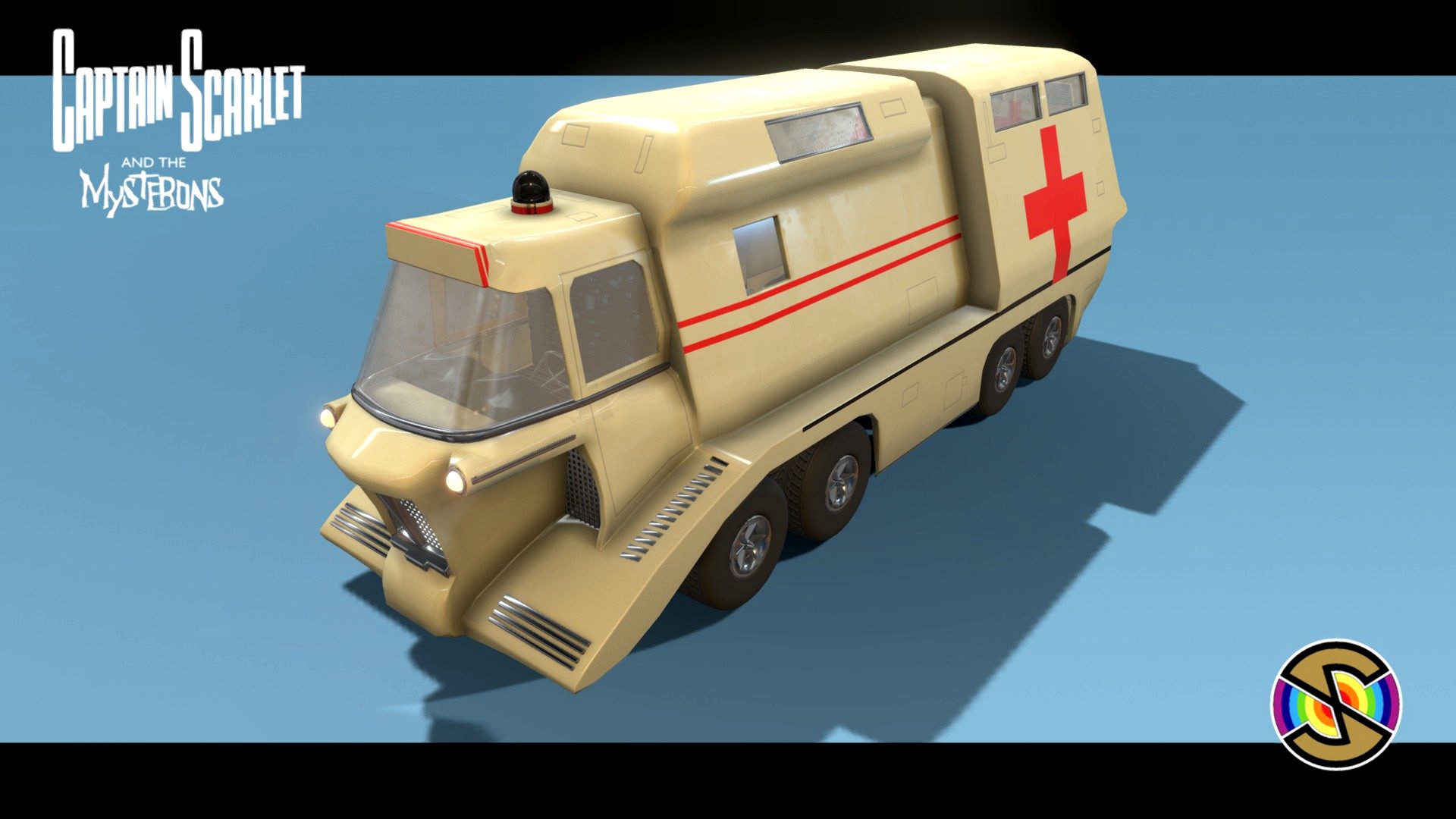 Captain Scarlet - Spectrum Ambulance 3d model