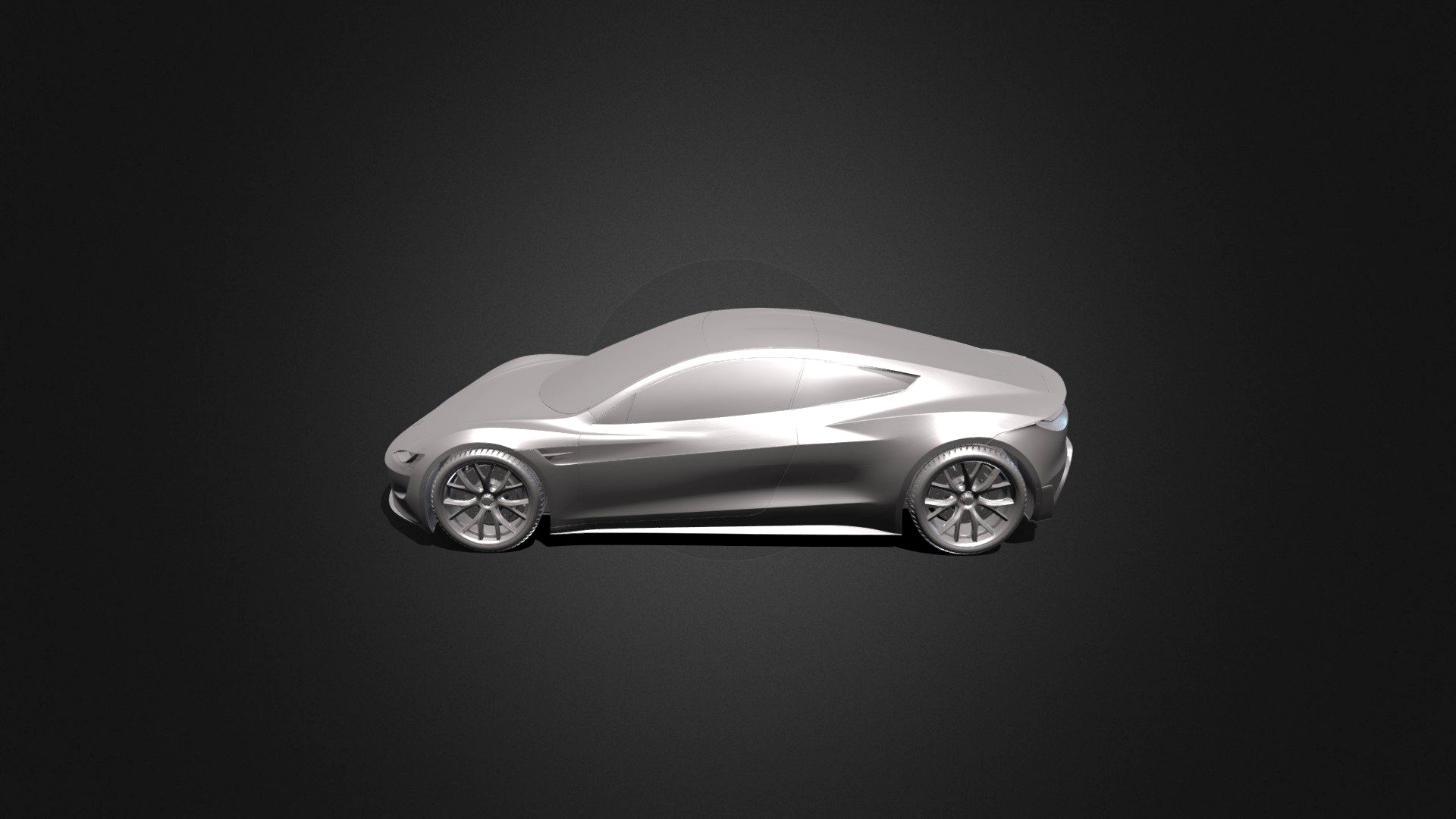 TESLA ROADSTER 2020 3D PRINTABLE MODEL