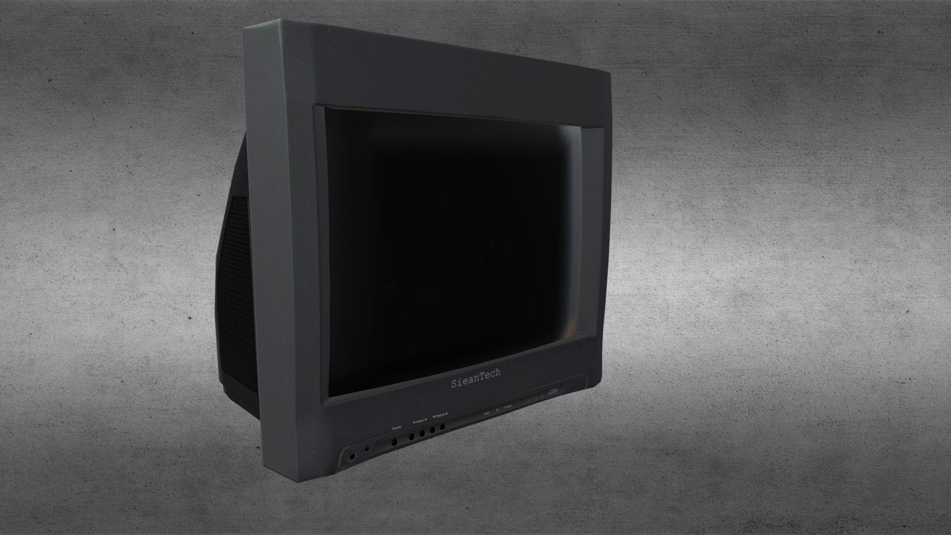 Early 2000s TV LP 3d model