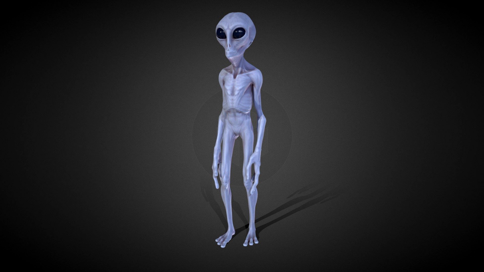 Alien Gray 3d model