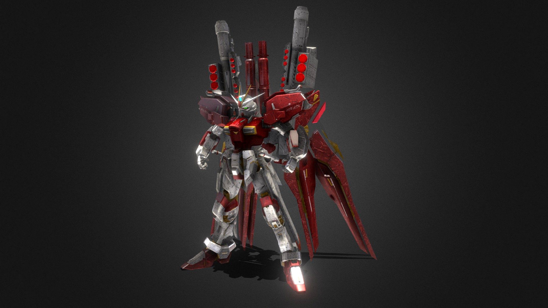 Sword Impulse Freedom Gundam 3d model