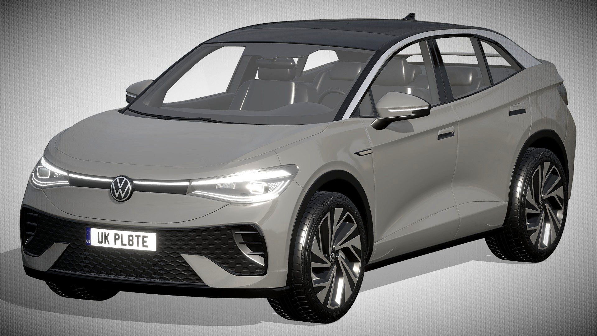 Volkswagen ID5 2022 3d model