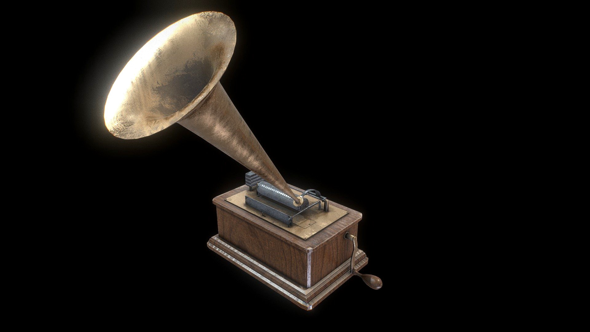 Phonograph 3d model