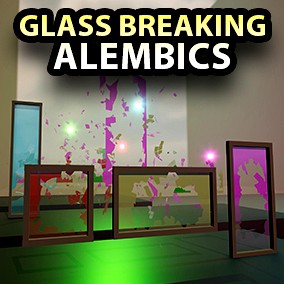 Alembic Glass Breaking Simulations 3d model
