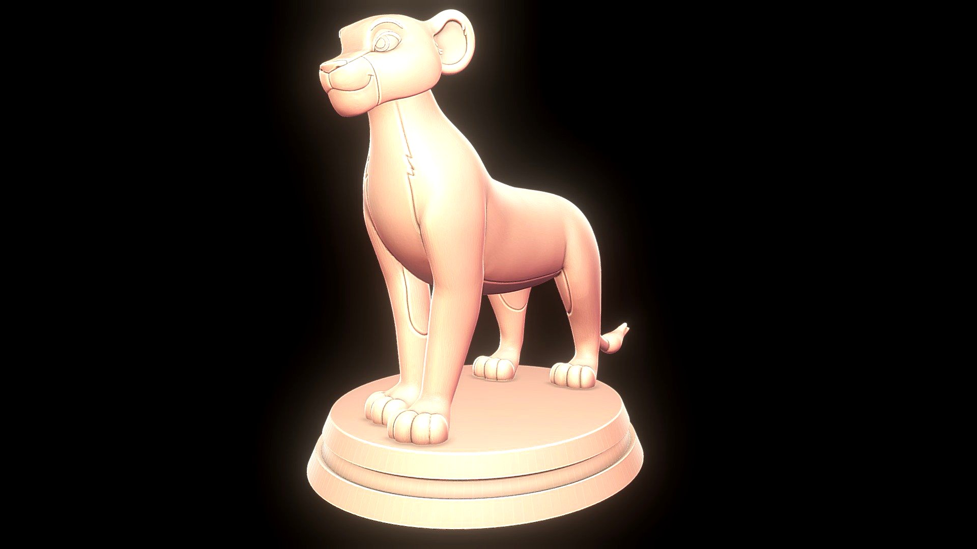 Nala - The Lion King 3D print model