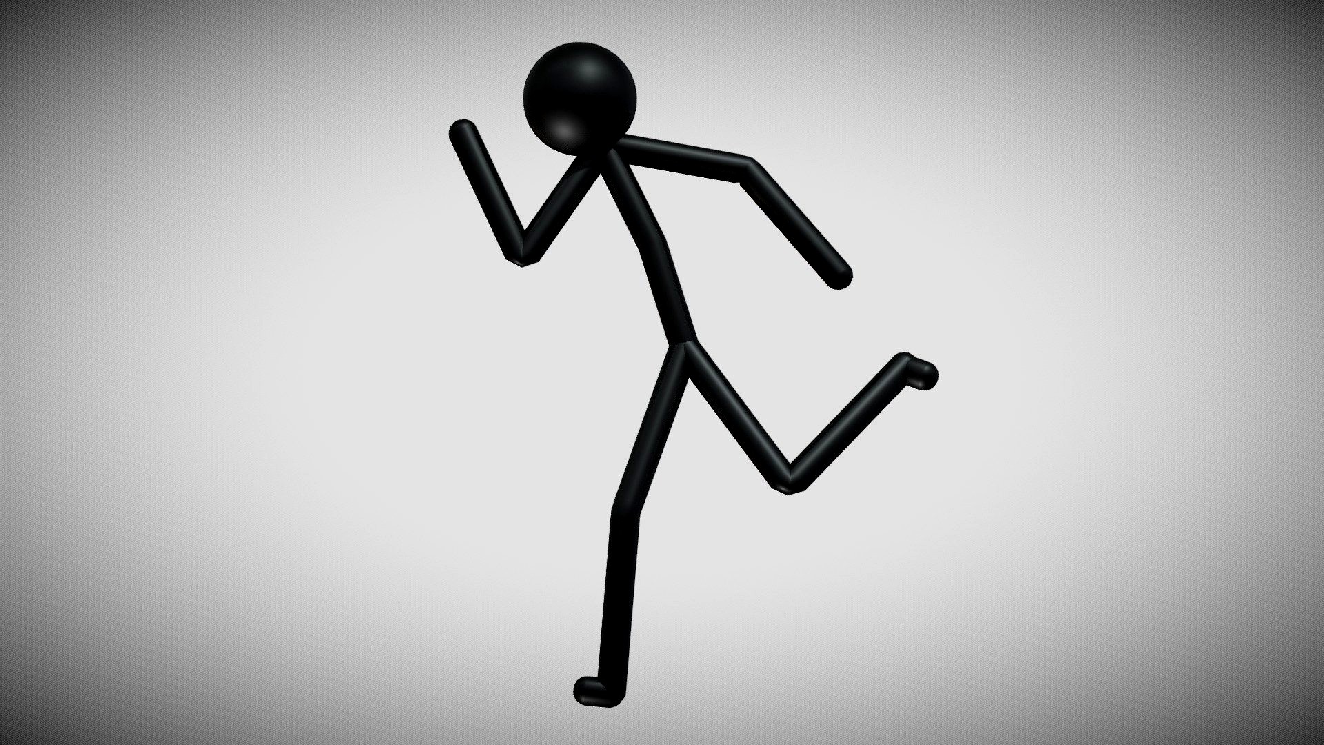 Stick Man - Stick Death 3D Rigged / FK + IK model
