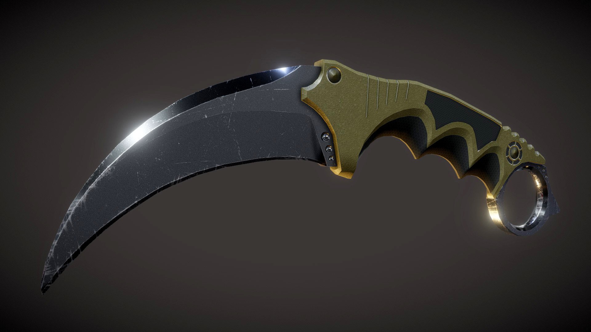 Tactical Karambit 3d model