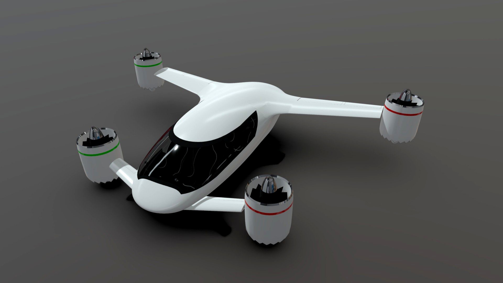 Old version - Sbx eVTOL flying Vehicle Concept 3d model