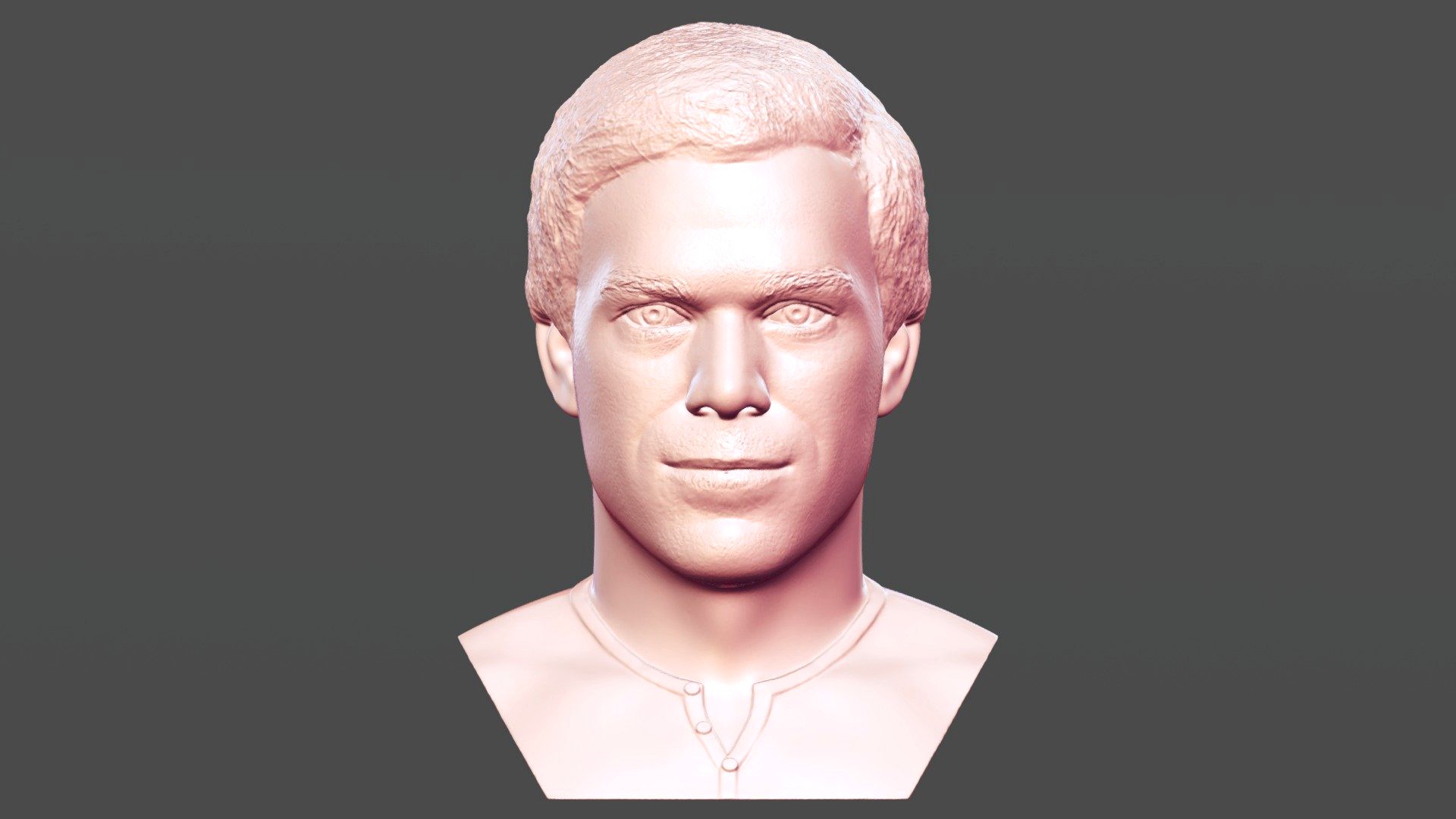 Dexter Morgan bust for 3D printing model