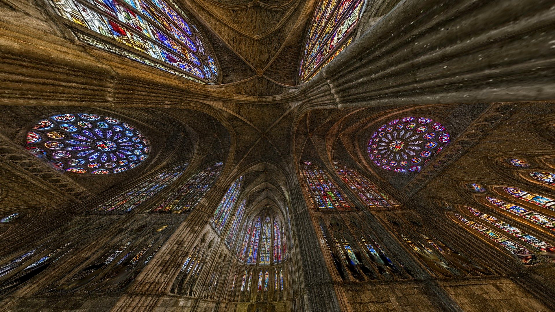 Gothic "face" - Cathedral windows photogrammetry 3d model