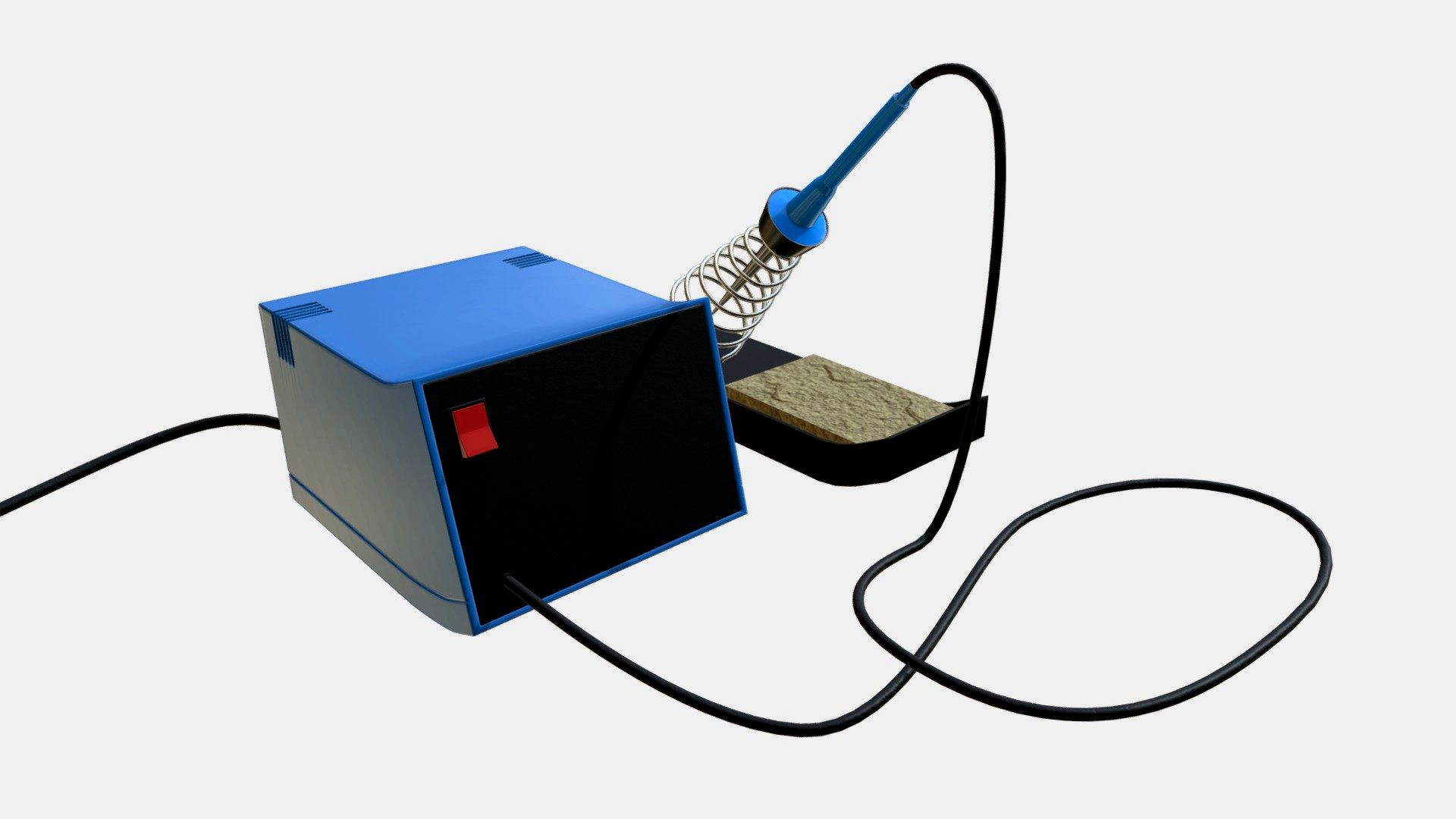 Soldering station 3d model