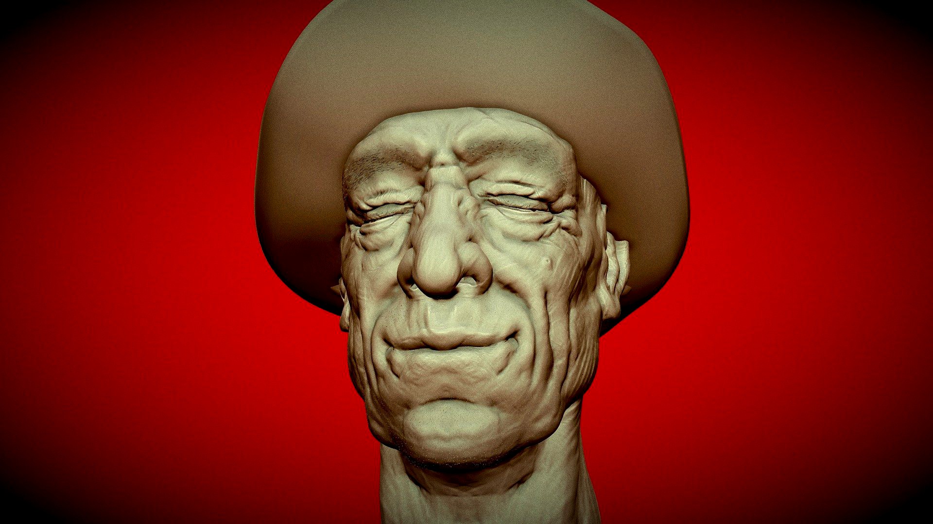 Old Grandpa 3d Model