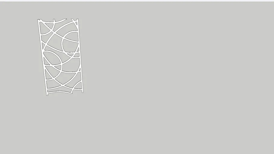 jali railing 3d model