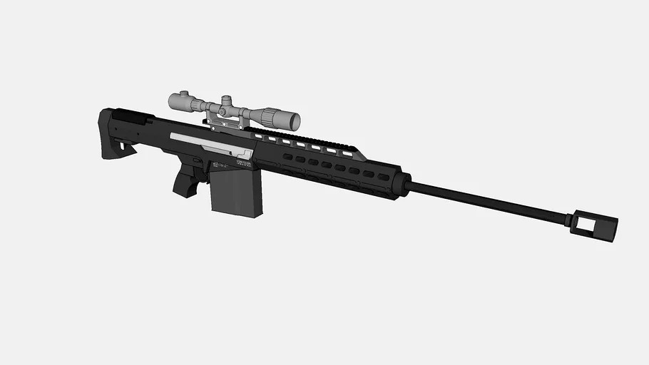 Heavy Sniper - GTA V 3d model