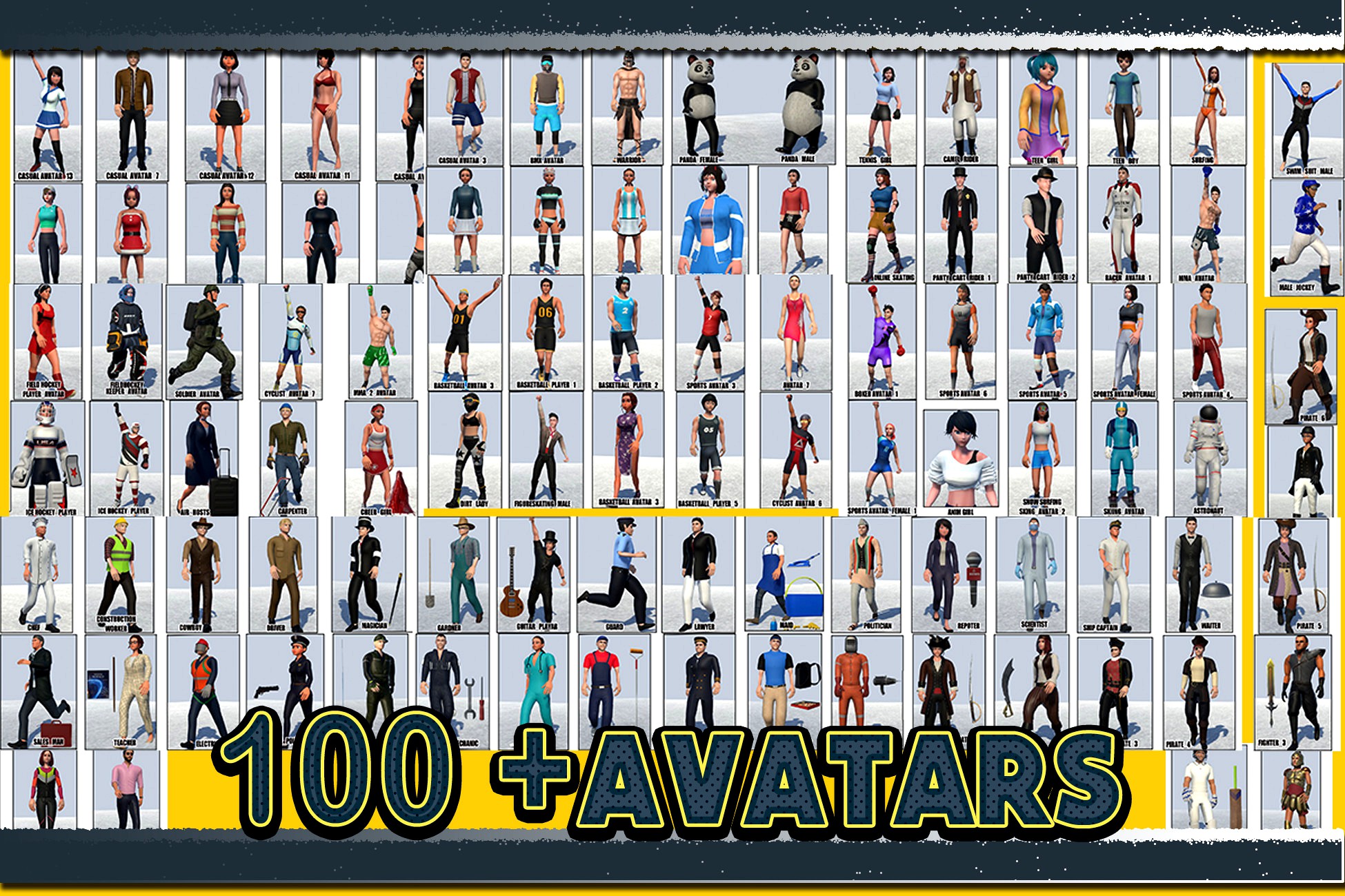 Every Avatar in the World 3d model