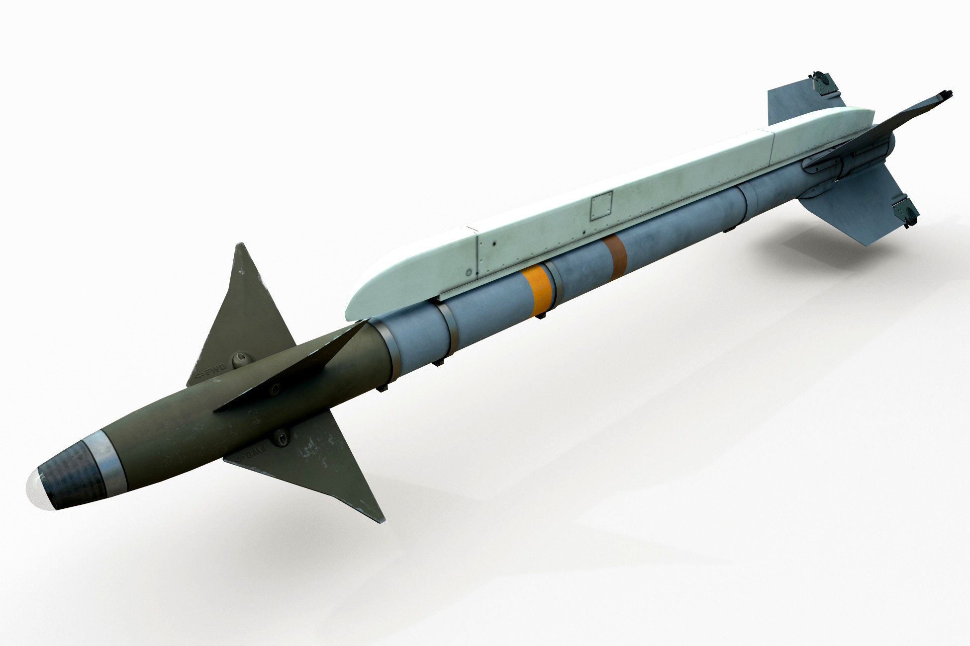 AIM-9 Sidewinder Missile 3d model