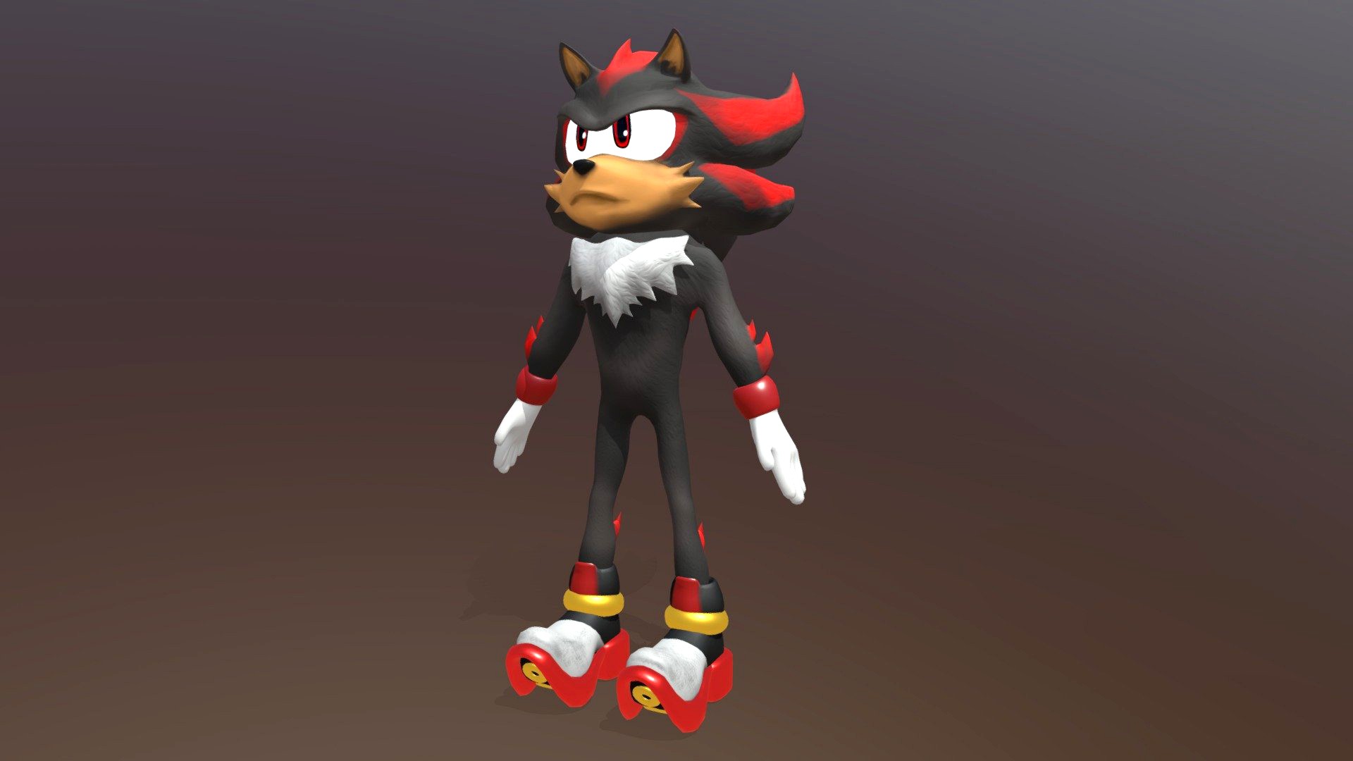 Shadow The Hedgehog 3d model