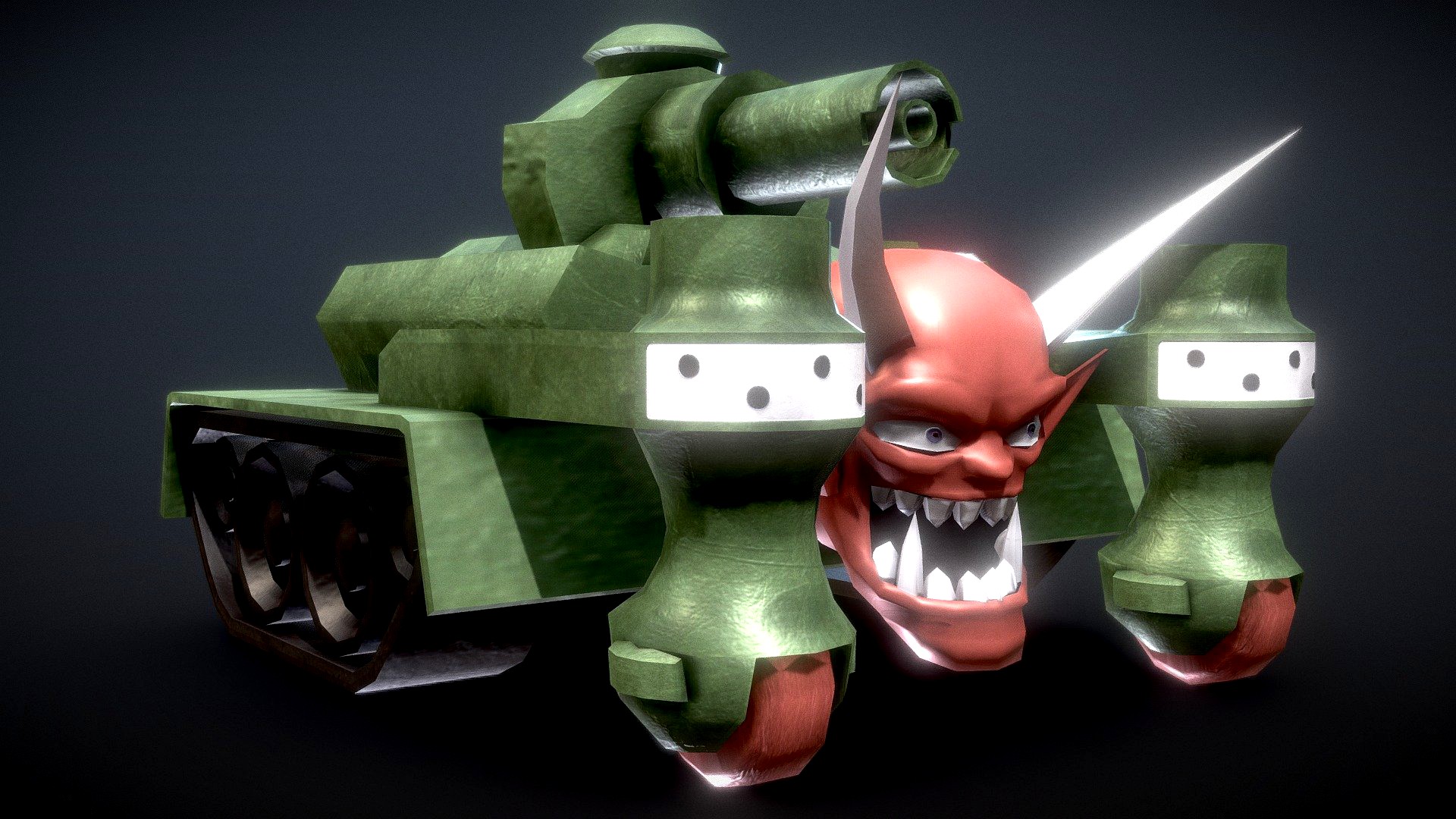 Yu-Gi-Oh! - Oni Tank T-34 3d model