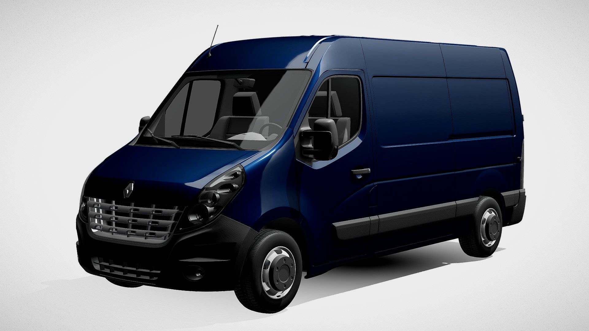 Renault Master Van L2H2 Van 2010 3d model