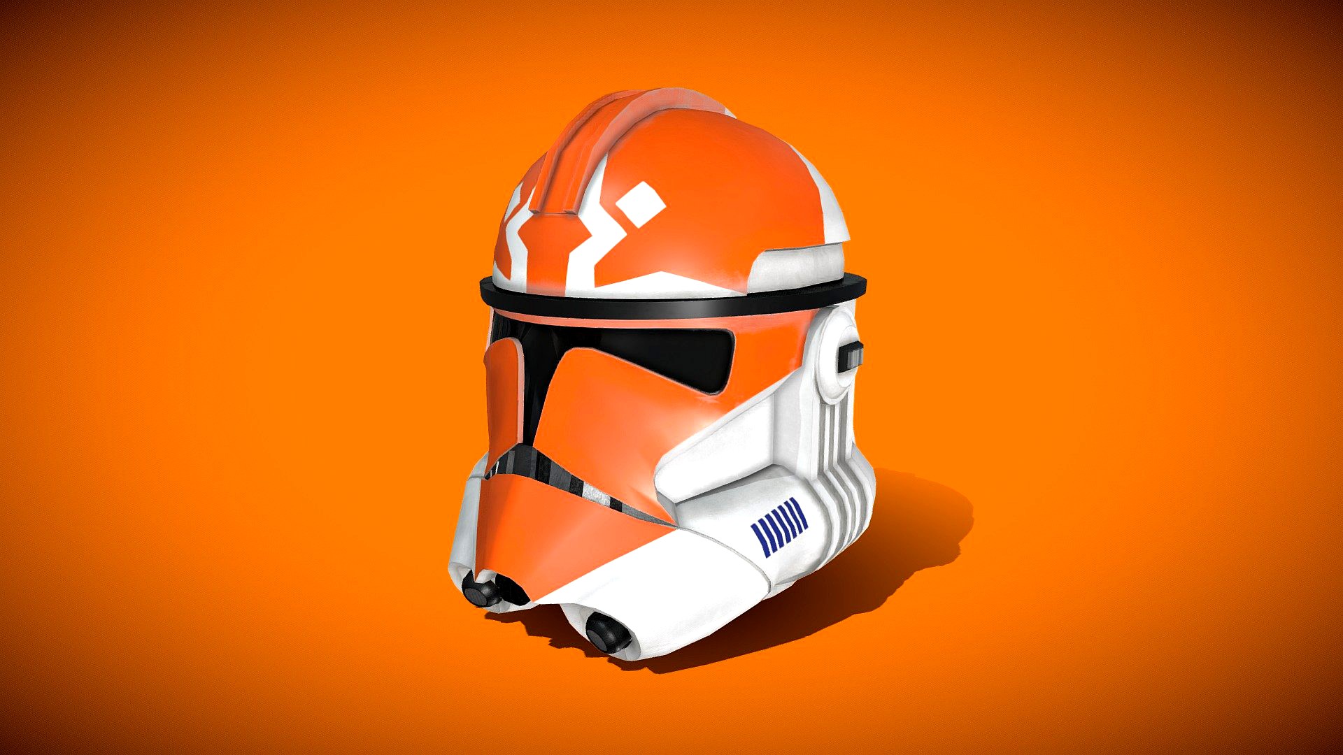 Star Wars Phase 2 322nd Clone Trooper Helmet 3d model