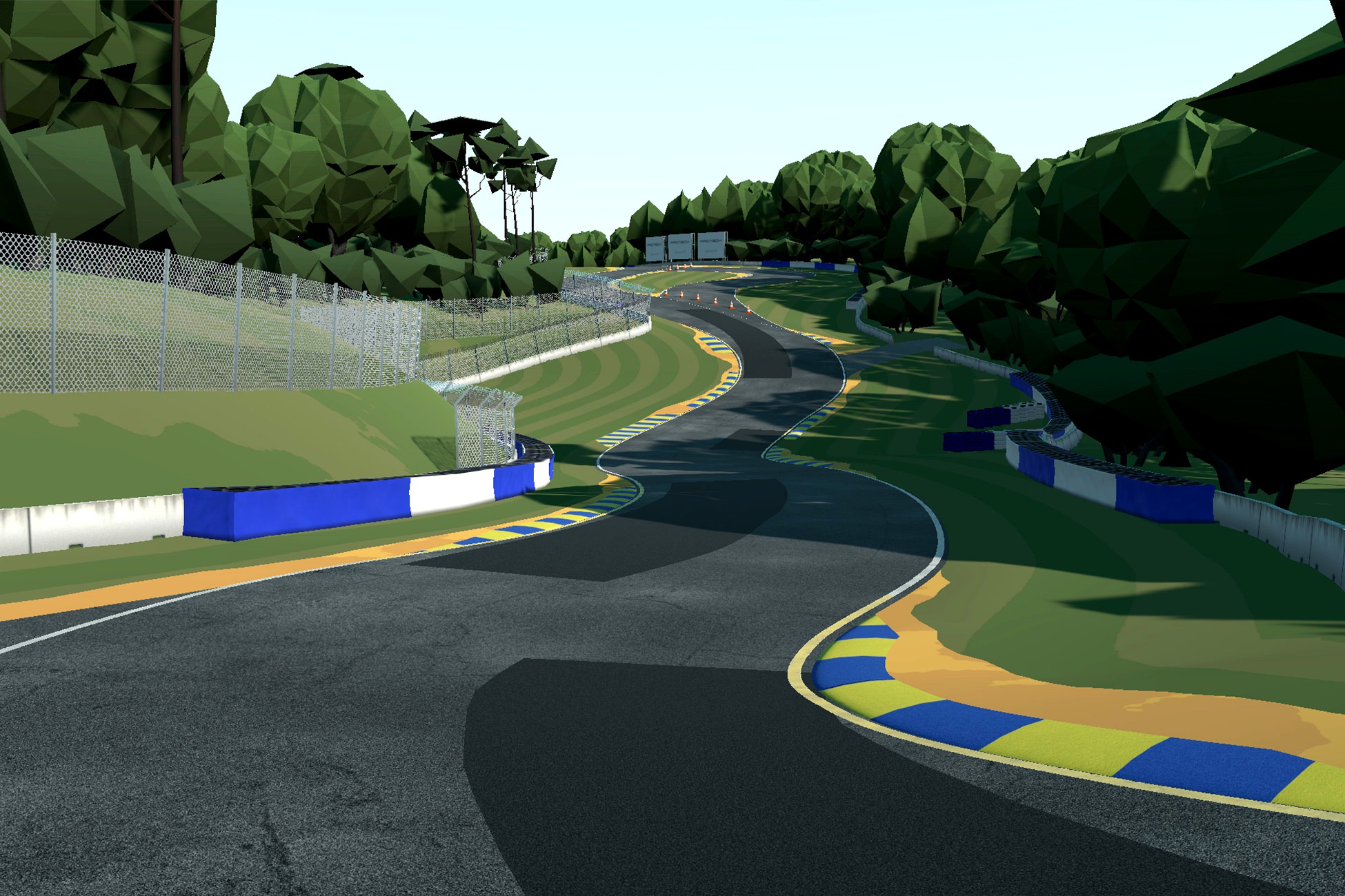 Cartoon Race Track Atlanta 3d model
