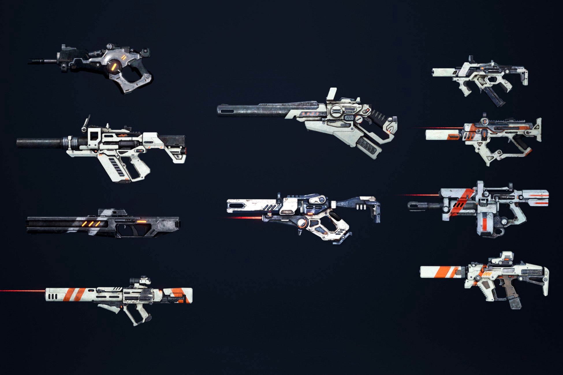 Sci Fi Pack Gun Vol1 3d model