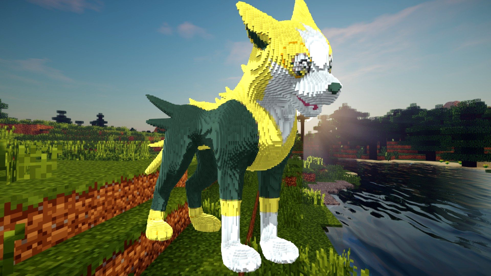 Minecraft Boltund Build Schematic 3d model