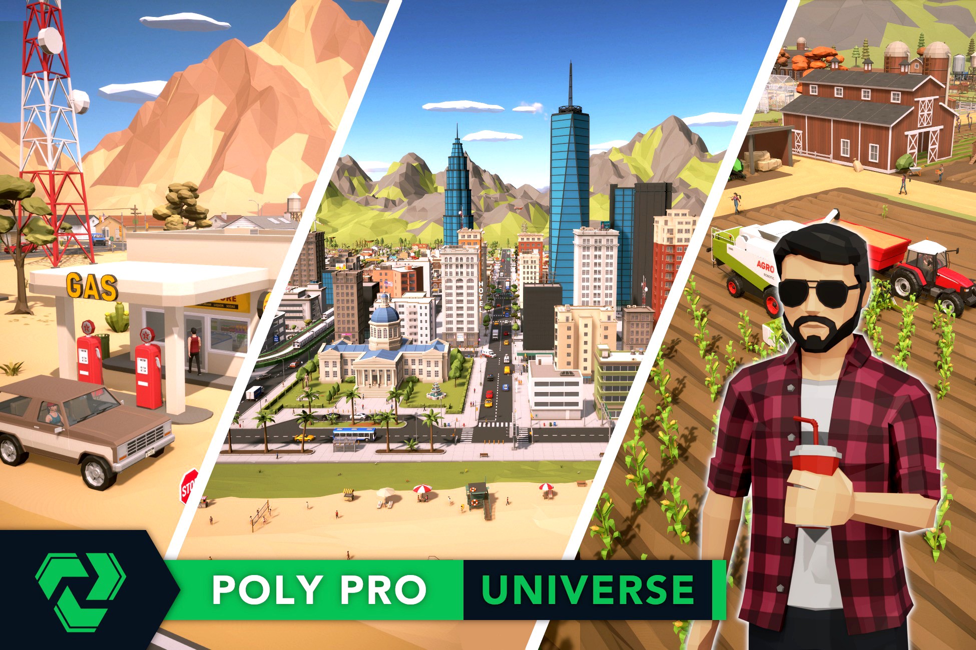 Poly Pro Universe - Low Poly Assets 3d model