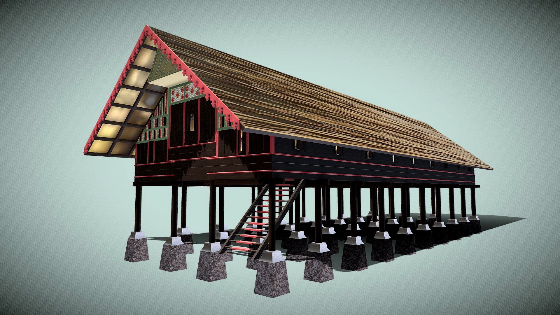 Krong Bade 3d model