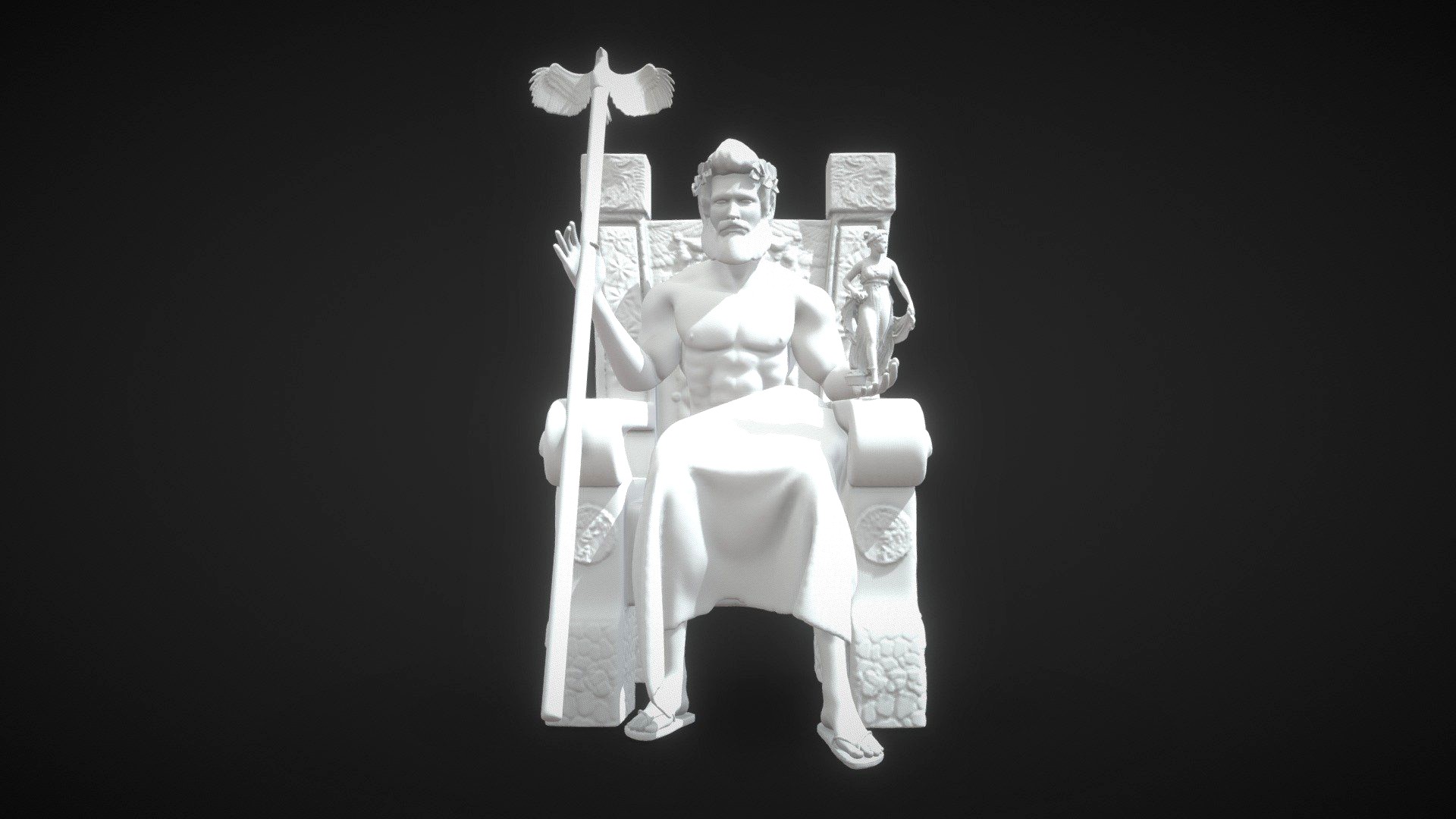 The Statue of Zeus 3d model