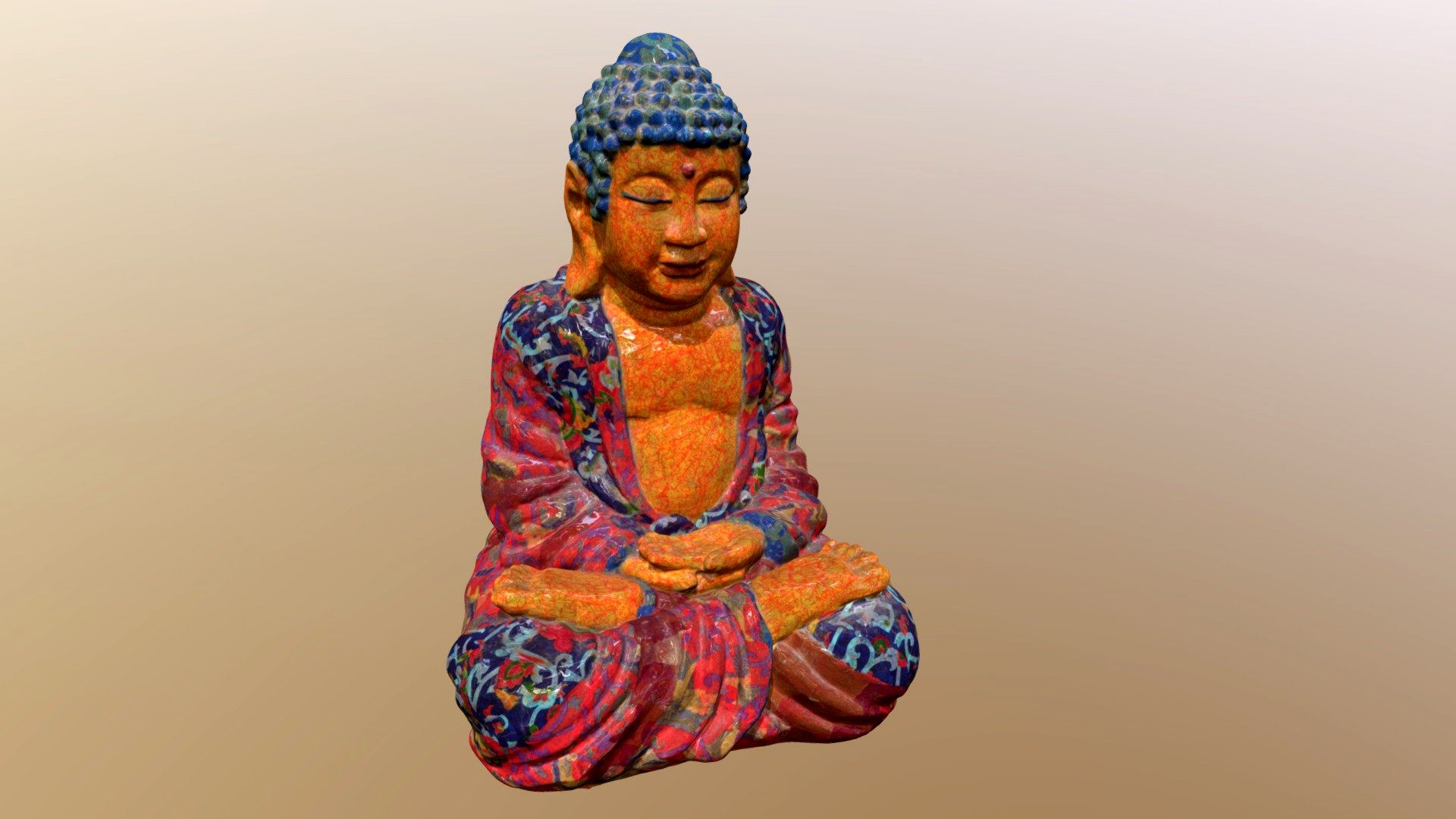 Buddha statue Agisoft Metashape processing 3d model