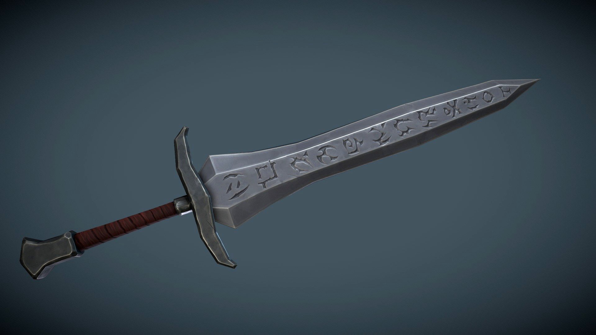 Stylized Sword 3d model
