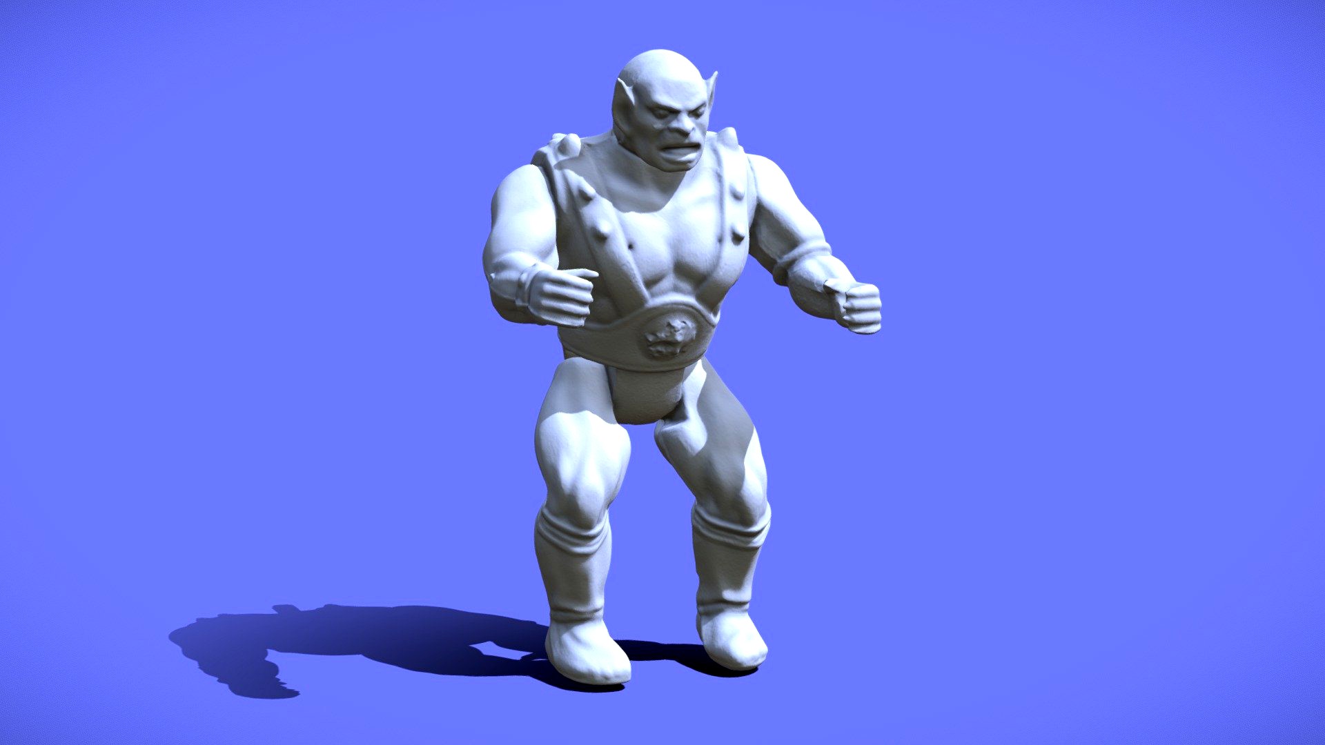 80s THUNDERCATS PANTHRO FIGURE - 3D SCAN model