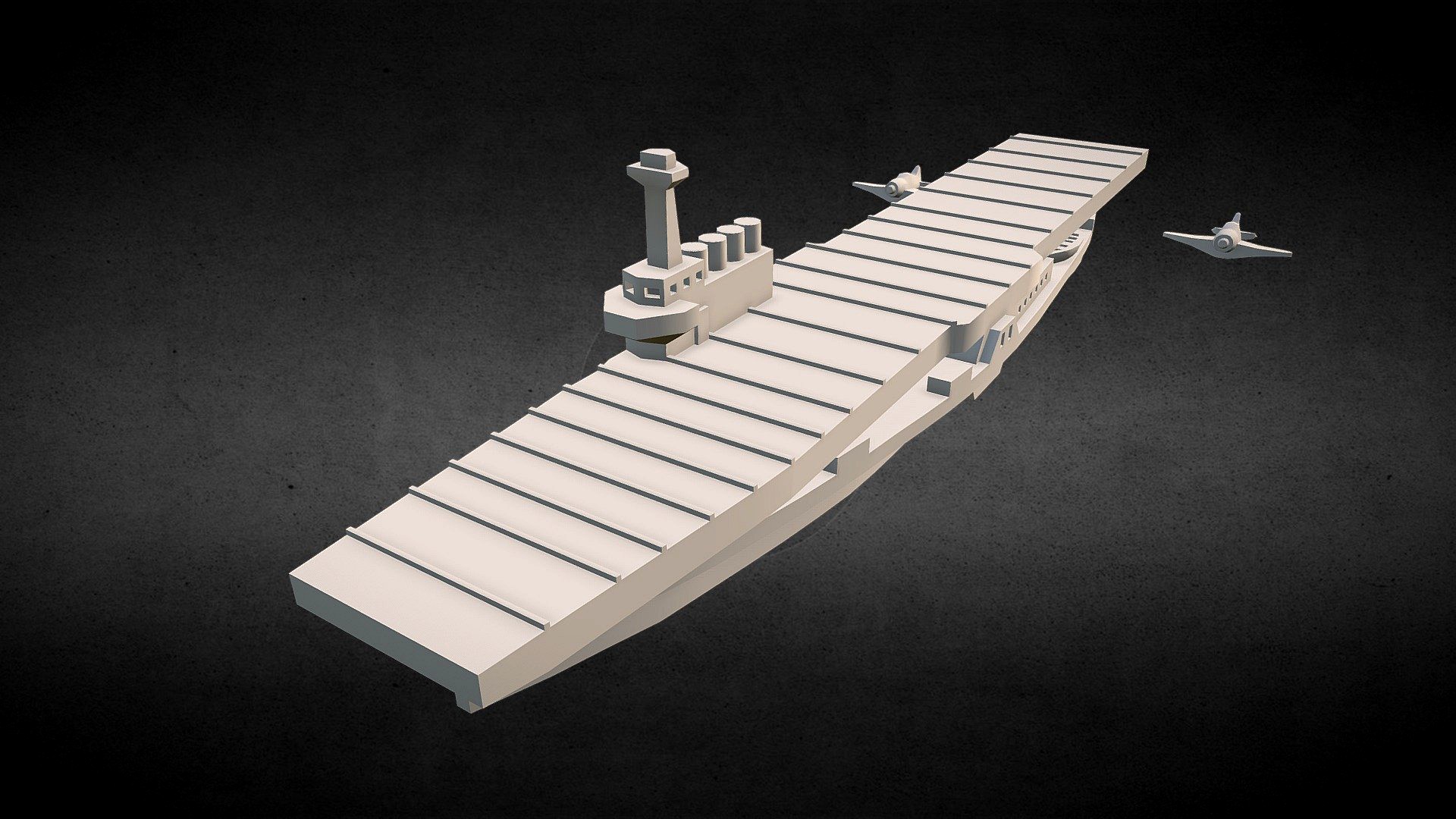 USS Wolverine 3d model