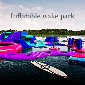 Inflatable Wake Park 3d model
