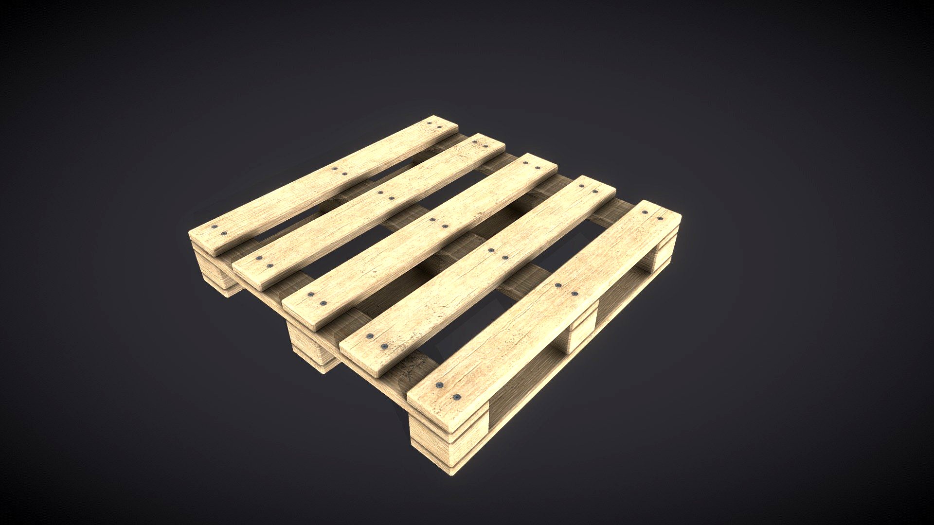 Wood Pallet 3d model