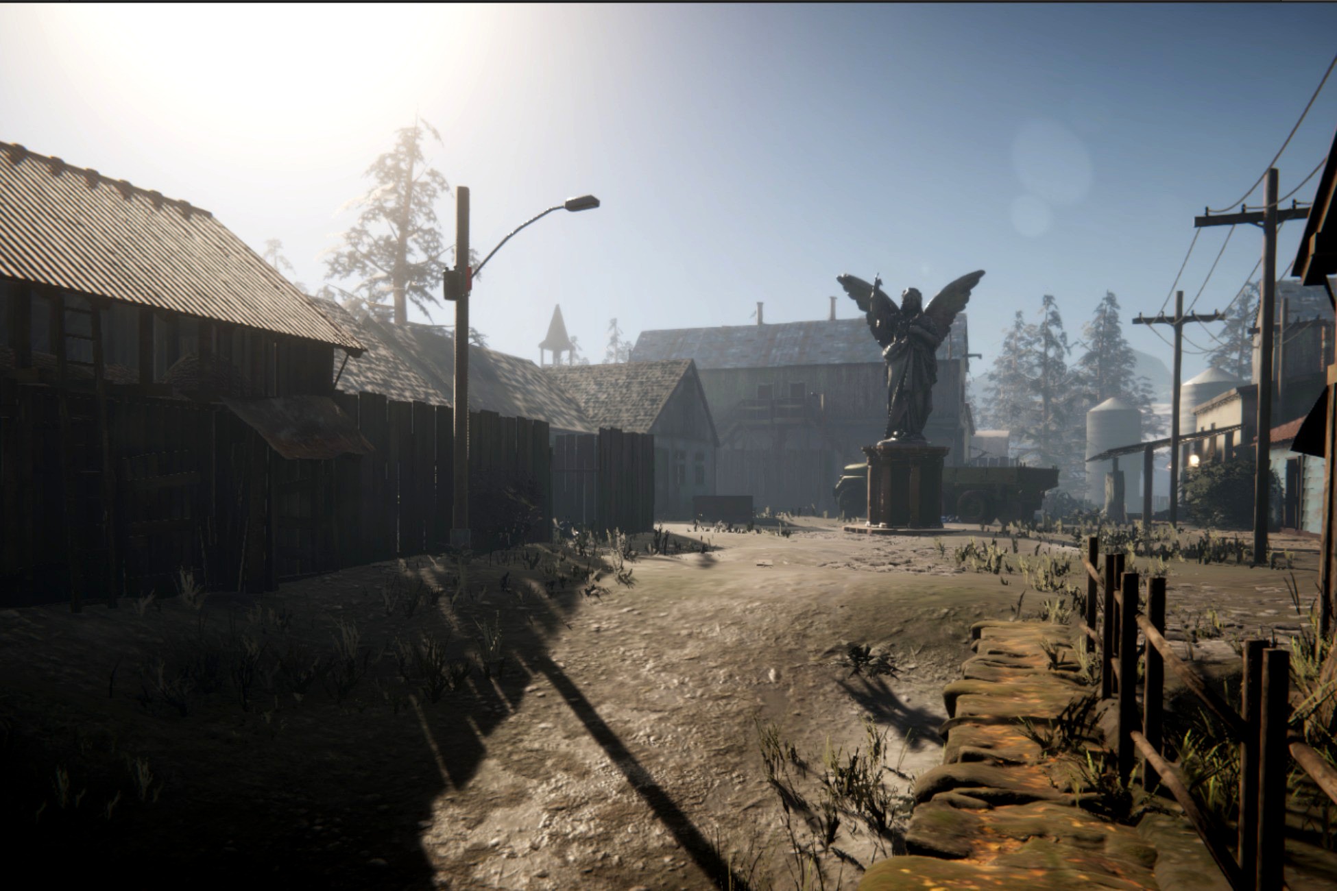 Mountain Town Map (HDRP) 3d model