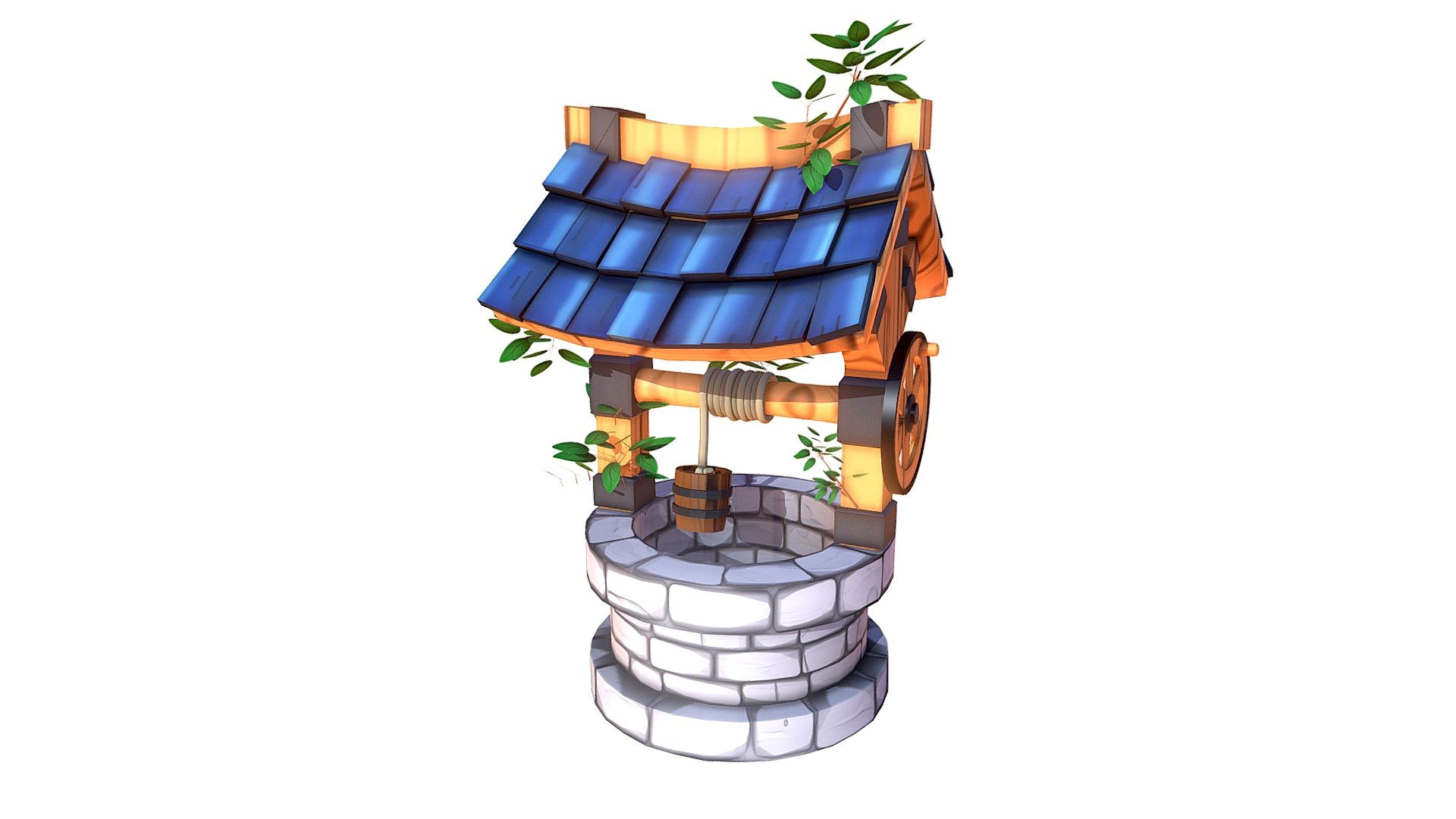 STYLIZED ANIMATED PIT 3d model