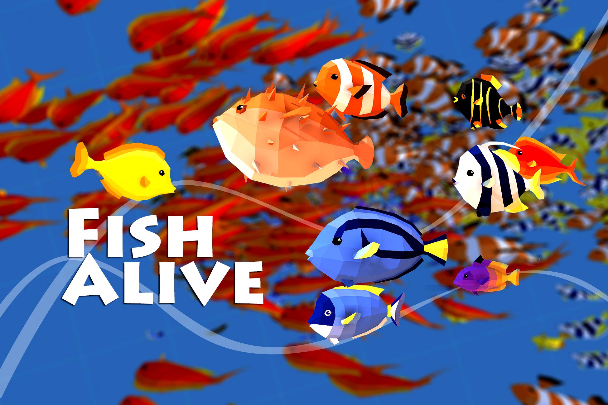 Fish Alive - Animated Low Poly Fish 3d model