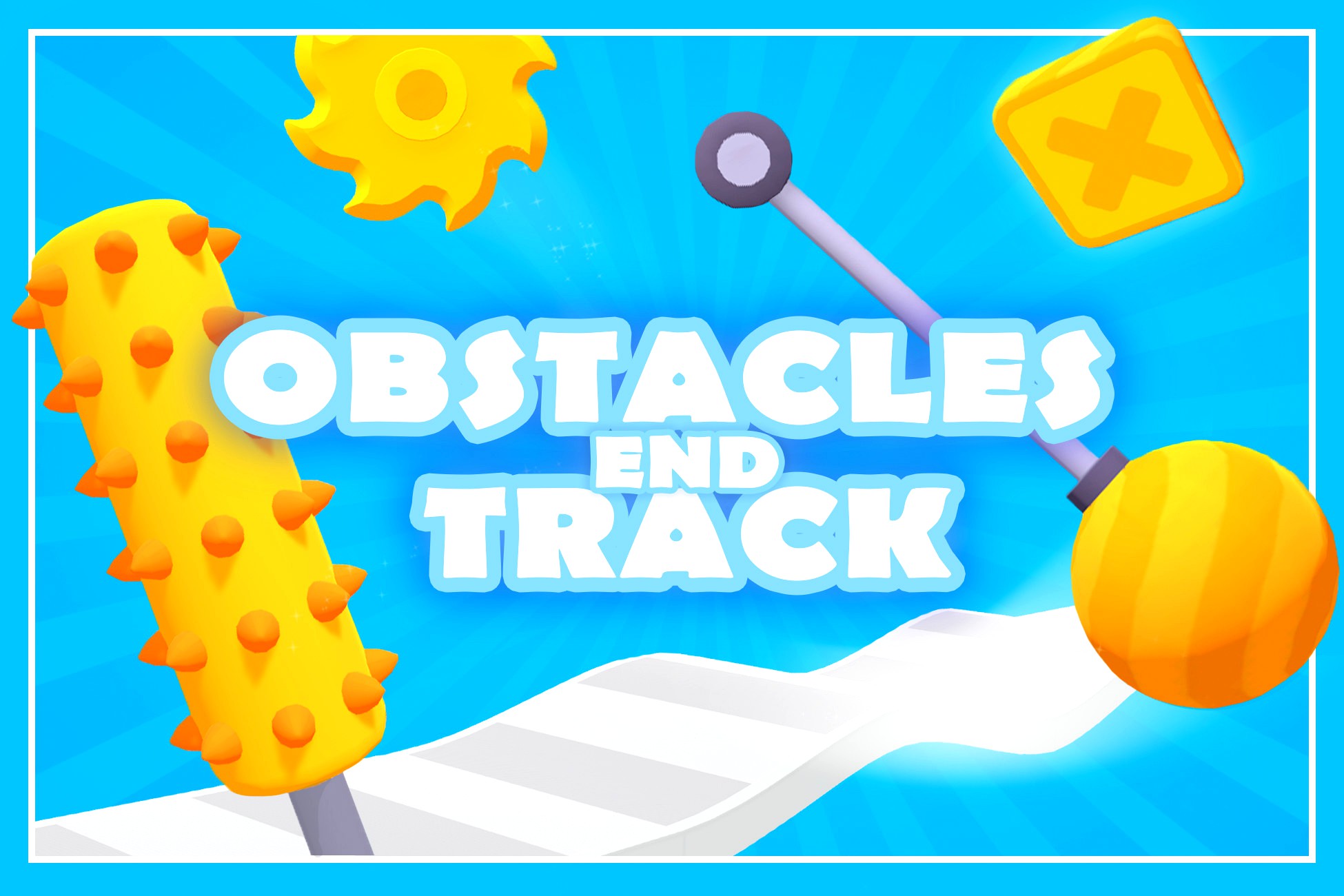 Hyper Casual Obstacles Pack Runner Game 3d Model