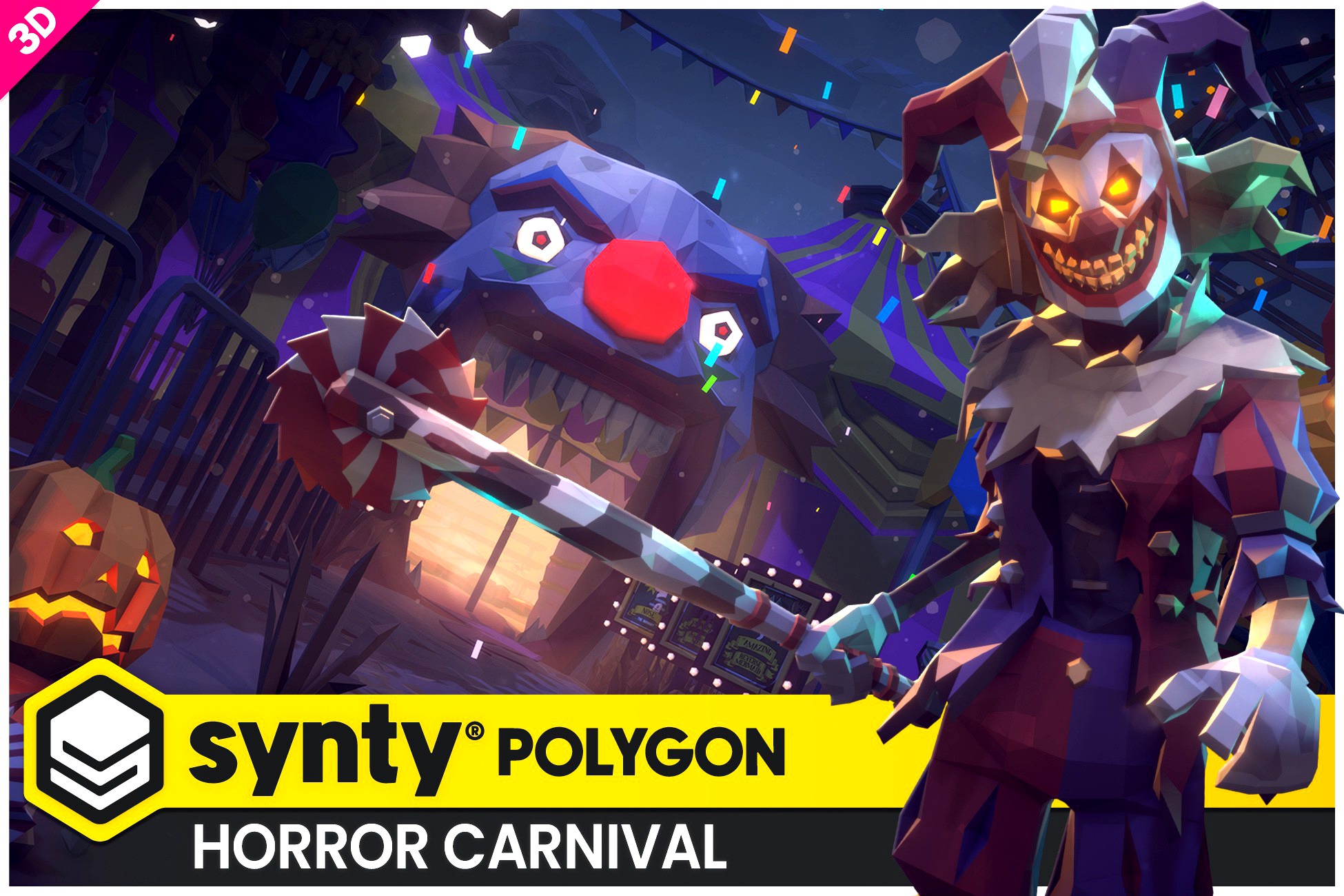 POLYGON Horror Carnival - Low Poly 3D Art by Synty model