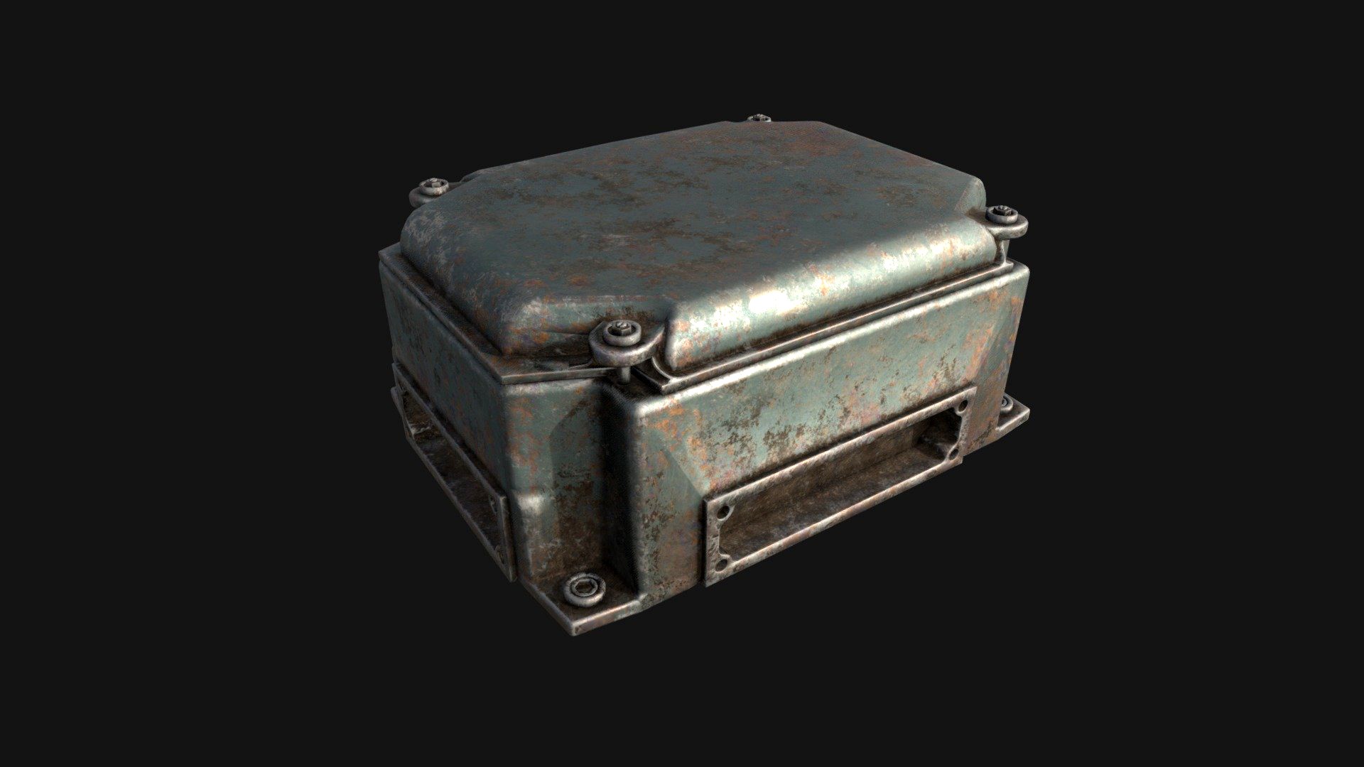 PBR Electrical Box - 4K Textures 3d model