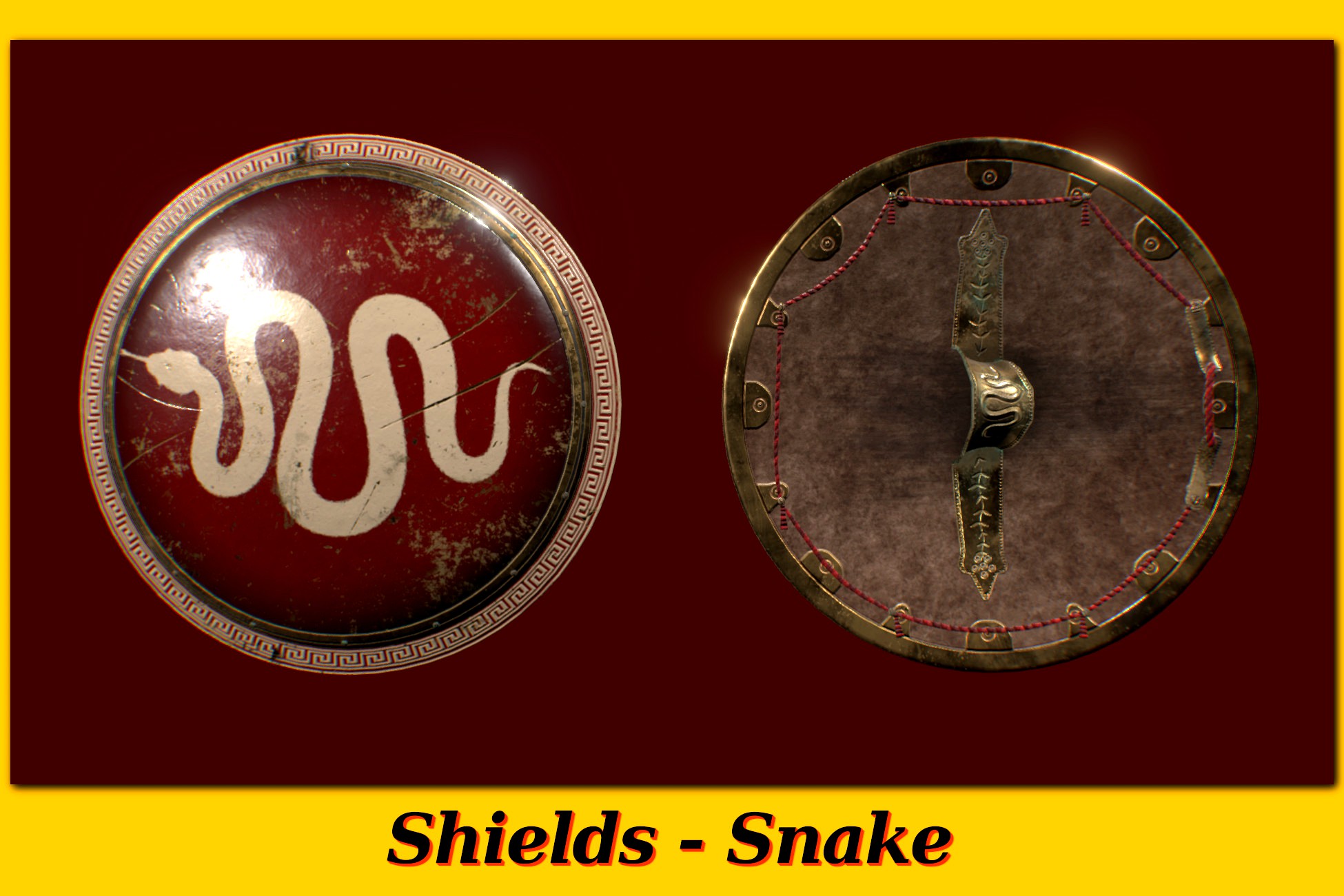 Shields Mythology - Snake 3d model