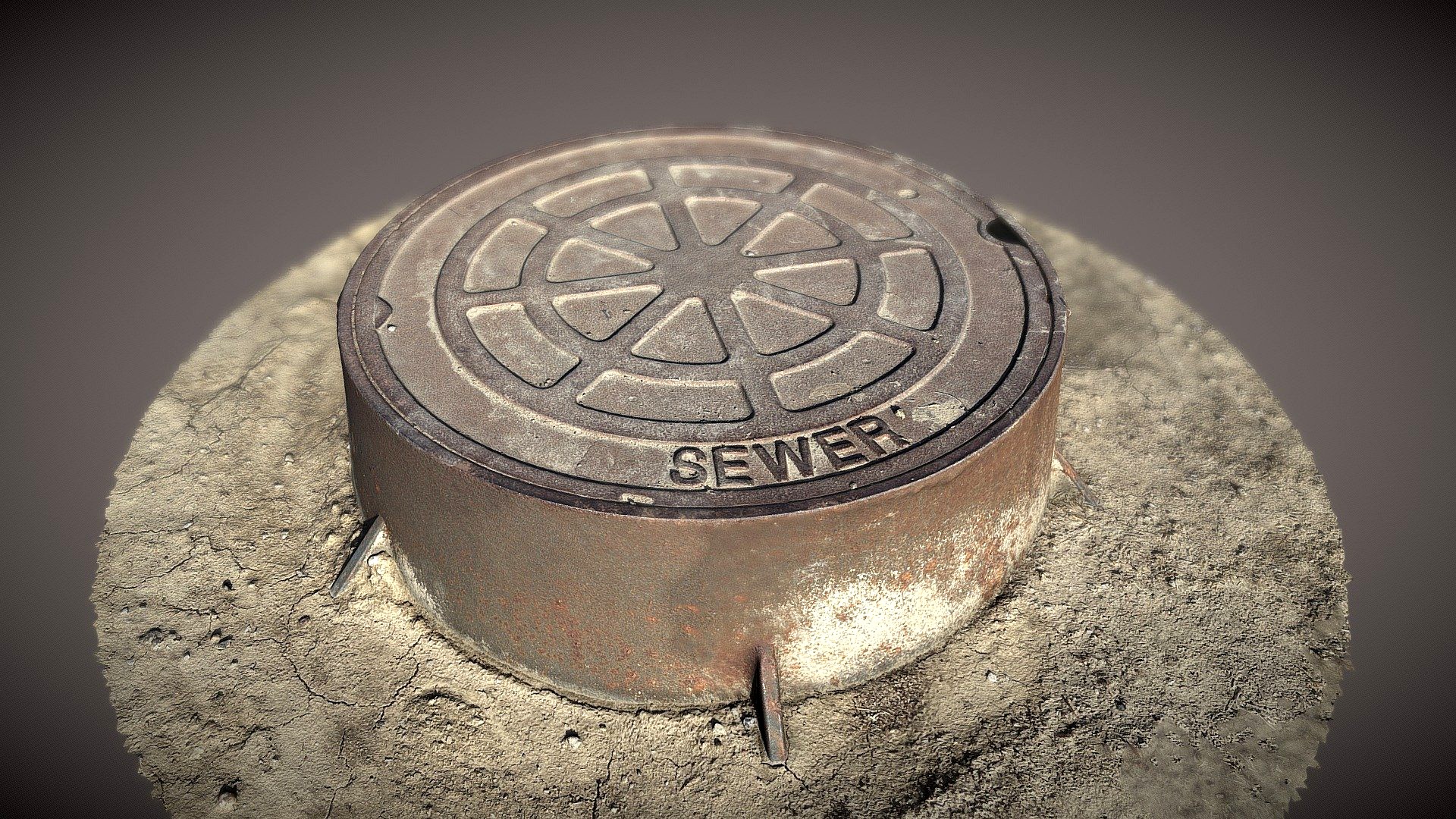 Manhole 3d model