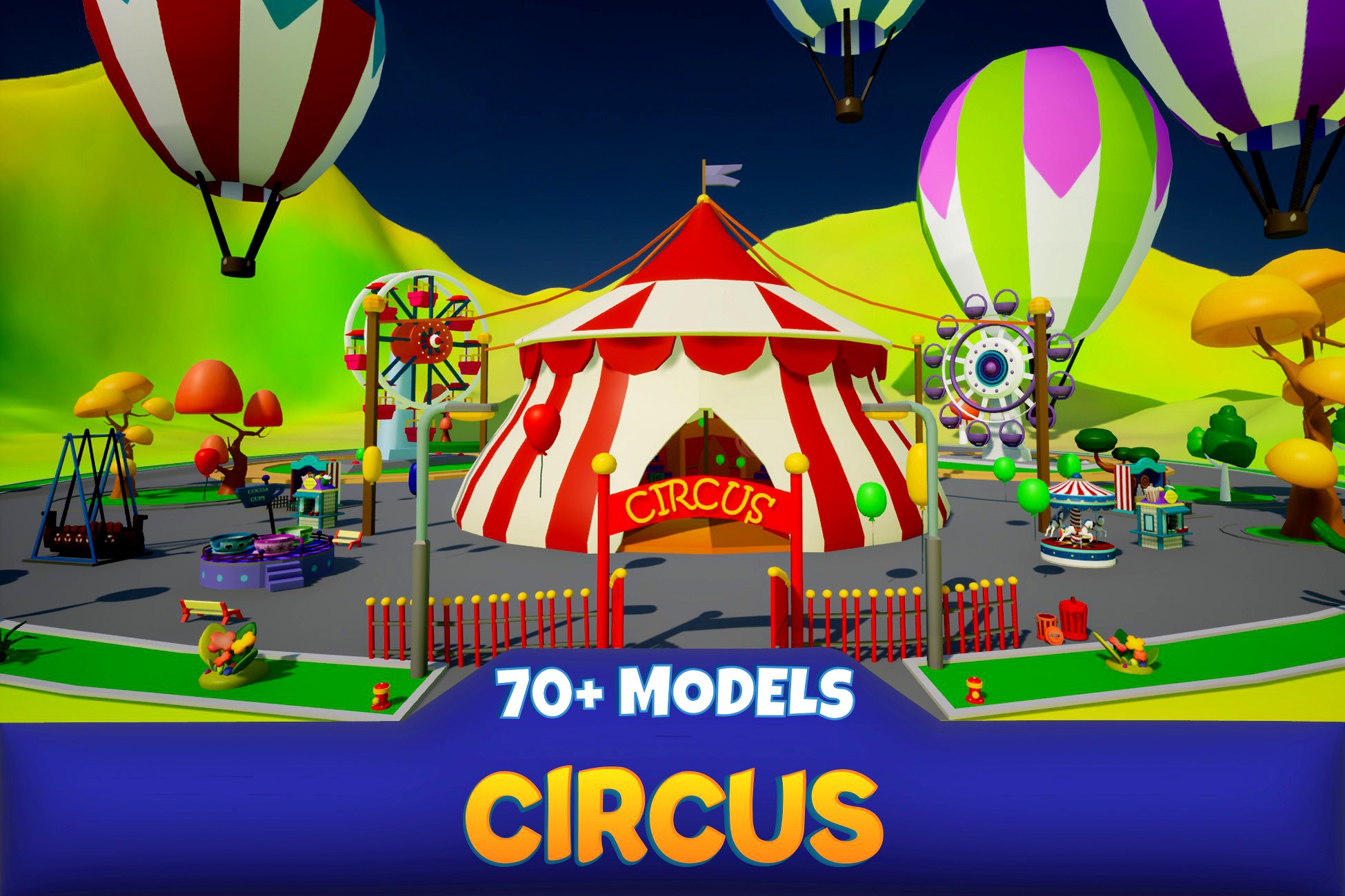 Circus Adventure Pack v2.0 3d model