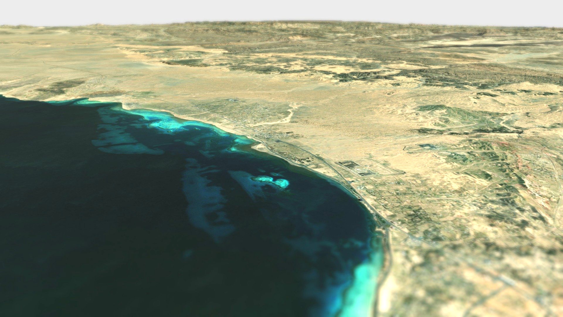 NEOM and the Red Sea Saudi Arabia - n25 e037 3d model