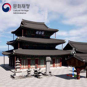 NHA - Korean temples 3d model