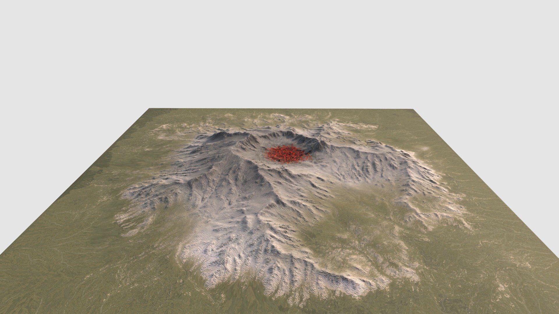 Volcano_Terrain_Version 3 3d model