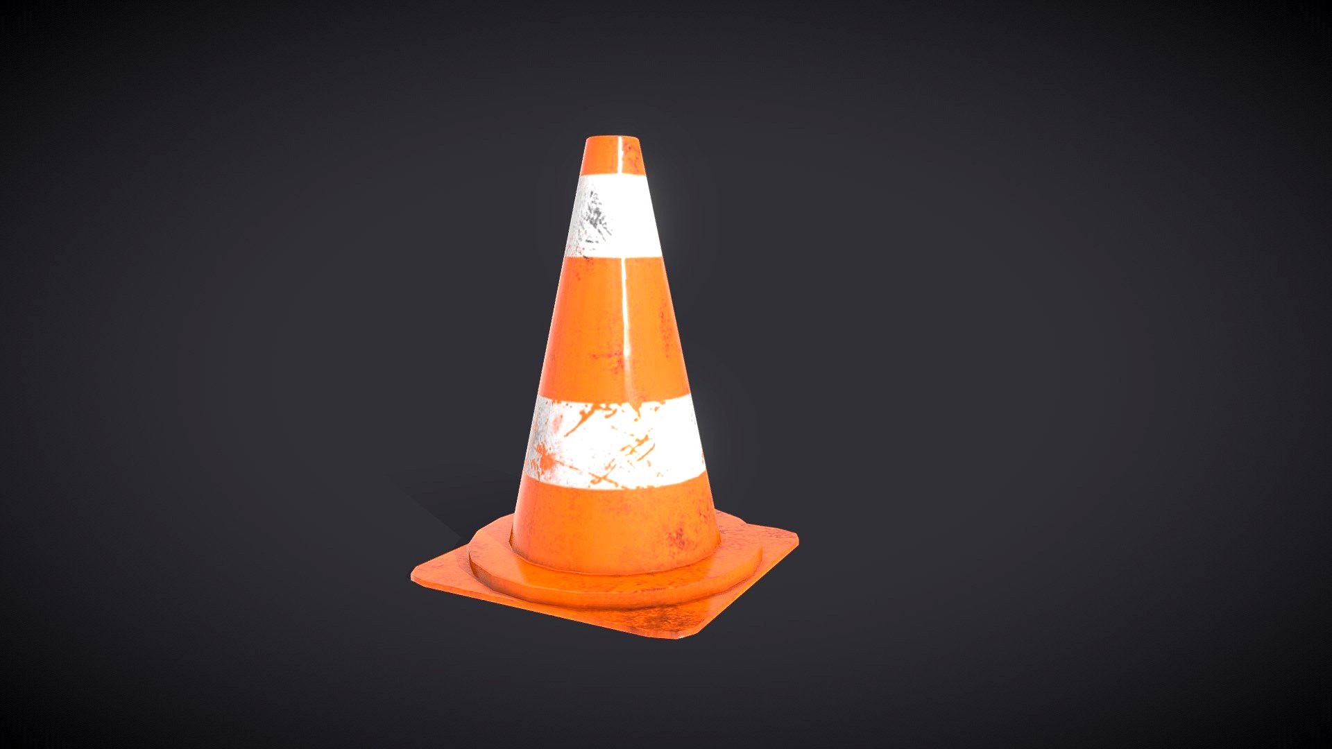 Safety Signs Cone 3d model