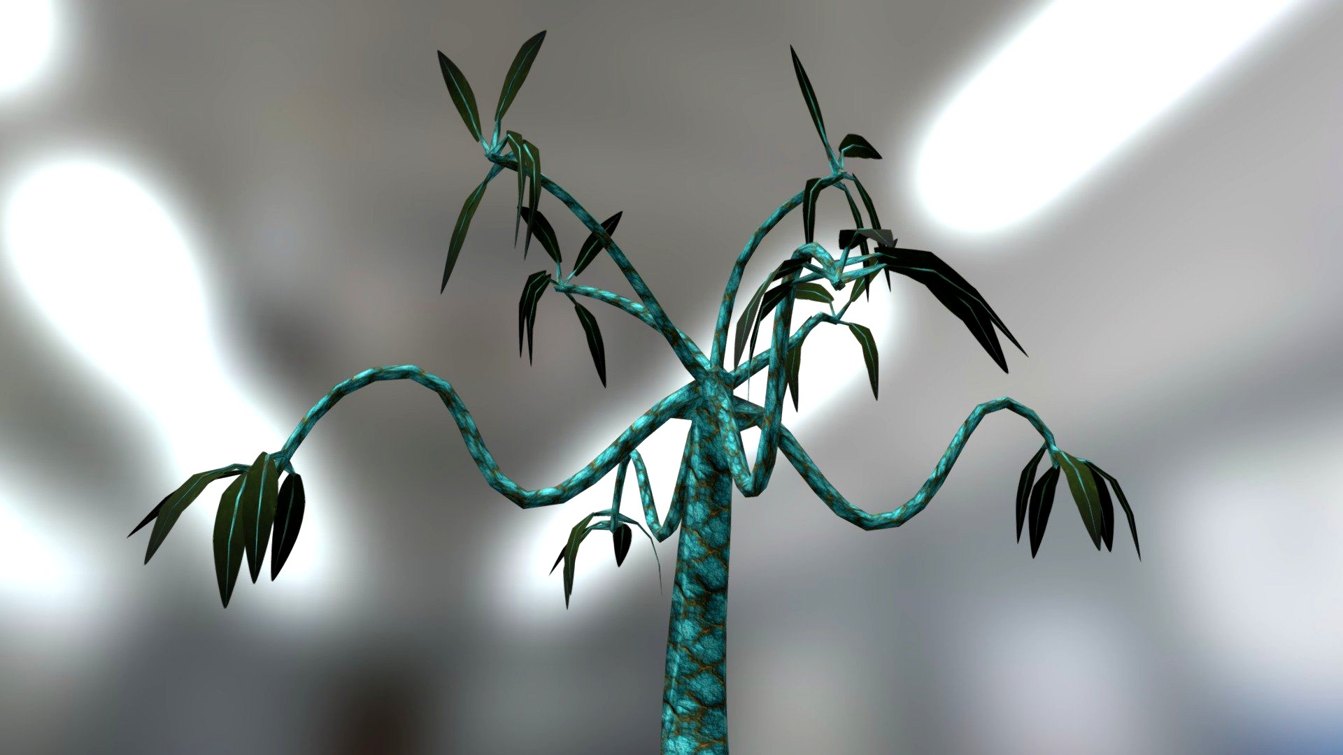 ALIEN PLANT FOR FANTASY 3d model